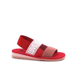 Love Moschino Flache Sandalen - - Shoes - Damen - Rot - 38 EU