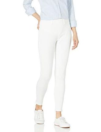 Amazon Essentials Jegging en Tricot Extensible à Enfiler Femme, Blanc, XXL Grande Longueur