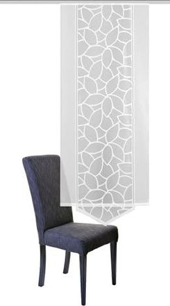 Home Fashion Home fashion Schiebevorhang, Polyester, Weiß, 160x57 cm