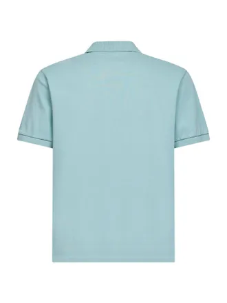 MC2 Saint Barth Mens Polo Shirt Charles Sage Green Cotton T-shirts And Polos