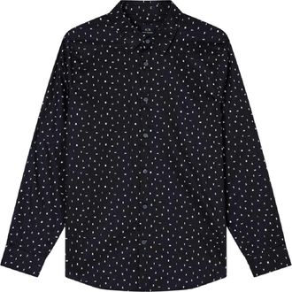 A|X Armani Exchange Hemd f&uuml;r Herren, Lang&auml;rmlig (Schwarz)