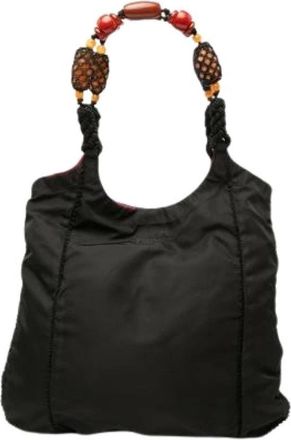 Prada Sac Hobo Pre-owned - Femme - Pre-owned - Noir - Taille: ONE Size
