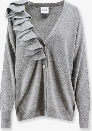 Nude Wool blend cardigan - NUDE - gender_Woman