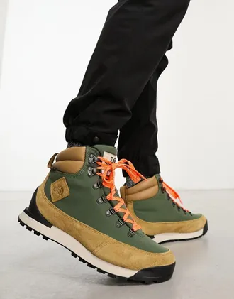 The North Face Back-To-Berkeley IV - Wasserdichte Wanderstiefel in Khaki und Stein-Gr&uuml;n
