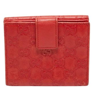 Gucci Pre-owned Guccissima Wallet - - Pre-owned - Damen - Rot - ONE SIZE