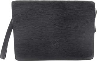 Loewe Sac pochette Pre-owned - Femme - Pre-owned - Noir - Taille: ONE Size