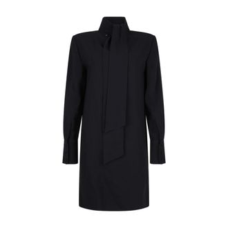 Golden Goose Femme, Robes, Bleu, Taille: 34 FR Robe Noire à Décoratif