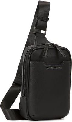 A|X Armani Exchange Sac &agrave; bandouli&egrave;re effet grain&eacute;