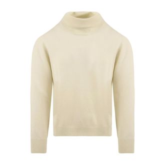 Malo Pull Col Roul&eacute; en Cachemire - Homme - Pulls - Beige - Taille: XL