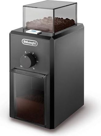 DeLonghi KG79 KG 79 Professionelle Kaffeemühle für bis zu 12 Tassen, Kunststoffgehäuse, schwarz