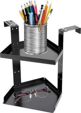 Generico Schreibtisch-Organizer, tragbarer und verstellbarer Aufbewahrungsst&auml;nder | Organizer unter dem Schreibtisch | f&uuml;r B&uuml;cher, Pflanzen, Verwendung im Inne