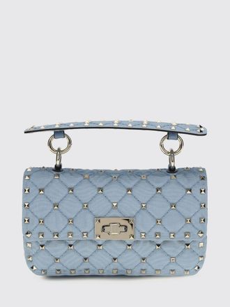 Valentino Garavani Mini sac &agrave; main Rockstud Spike en viscose brod&eacute;e avec clous
