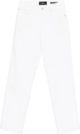 7 For All Mankind Jean Droit - Blanc