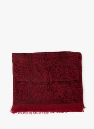 Petrusse Echarpe frang&eacute;es en laine et soie