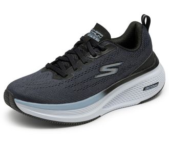 Skechers Damen Go Run Elevate 2.0 Sneaker, Black Textile/Blue Trim, 39.5 EU