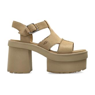 UGG Ugg, Femme, Chaussures, Beige, Taille: 42 EU New Heights Platform T-Strap