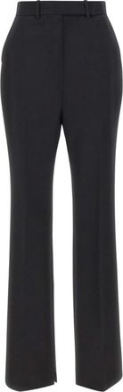 Elisabetta Franchi Pantalon en laine - Femme - Pantalons - Noir - Taille: 36 FR