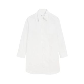 Ami Weites Hemdkleid - - Blouses & Shirts - Damen - Wei&szlig; - XS