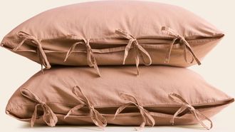 Madura Lot De 2 Taies DOreiller Satheene Terrarosa - ORANGE