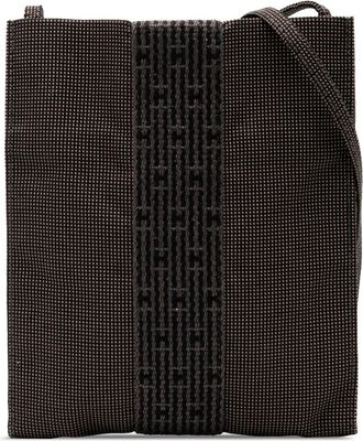 Herm&egrave;s Hobo Bags - Canvas Herline Pochette - Gr. unisize - in Grau - f&uuml;r Damen