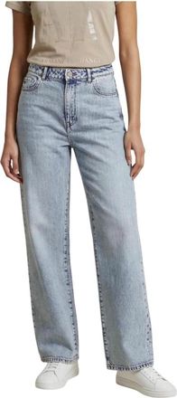 A|X Armani Exchange Femme, Jeans, Bleu, Taille: W28 L32 Jean en denim avec poches et fermeture &eacute;clair