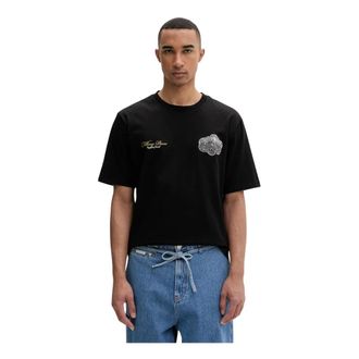 Filling Pieces Citrus T-Shirt - - Tops - Herren - Schwarzk - S