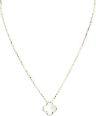 Van Cleef & Arpels Vintage Alhambra Halskette mit Perlmutt - Gold