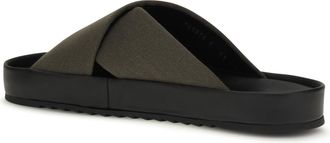 Fendi Double Slide Sandals - Green