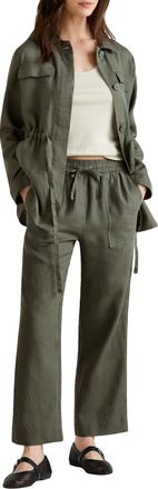 Benetton Damen Pantalone 4aghdf08j Hose, grün, M