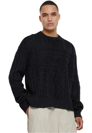 Urban Classics Herren Sweatshirt Set In Boxy Sweater Black M