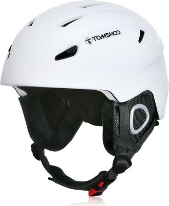 Tomshoo Skihelm, Snowboard Helm mit Visier & Ohrensch&uuml;tzer, Bel&uuml;ftungs&ouml;ffnungen, Strapazierf&auml;hig, Warm & Atmungsaktiv, Ski Helmet f&uuml;r Herren Damen