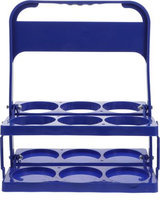 DOITOOL DIYEAH Tragbarer Bierflaschenhalter Faltbar Bierflaschentr&auml;ger mit Robustem Rostfreiem Design f&uuml;r Einfache Aufbewahrung und Transport f&uuml;r Partys Bars 