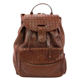 Bottega Veneta unisex, Pre-owned, Brun, Taille: ONE Size Sac &agrave; dos Pre-owned
