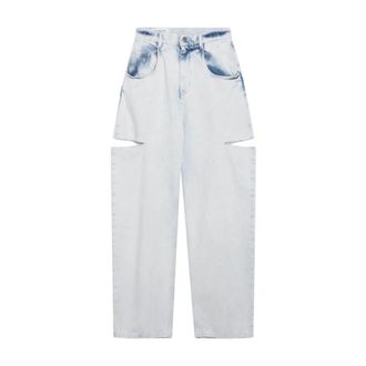 Maison Margiela Cutout Denim Hosen - - Jeans - Damen - Blau - W26