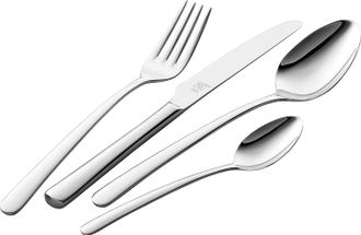 Zwilling NOVA Besteck Set 42 TLG, 6 Personen Komplett Men&uuml; Besteckset, Tafelbesteck Edelstahl Rostfrei 18/10, Sp&uuml;lmaschinenfest, Tafel Essbesteck Men&uuml;besteck