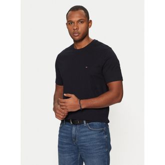 Tommy Hilfiger T-Shirt Essential MW0MW37267 Dunkelblau Regular Fit