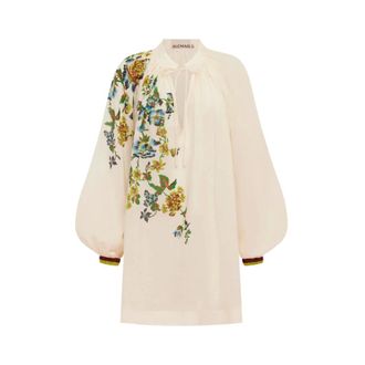 Alemais Femme, Robes, Beige, Taille: 36 FR Robe Courte D&eacute;contract&eacute;e