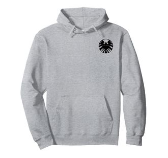 MARVEL Agents of S.H.I.E.L.D. Black Out Eagle Badge Pullover Hoodie