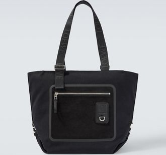 Loewe Sac Flex Medium en toile et daim