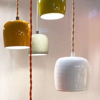 Millumine Suspension Marcel Céramique Blanche