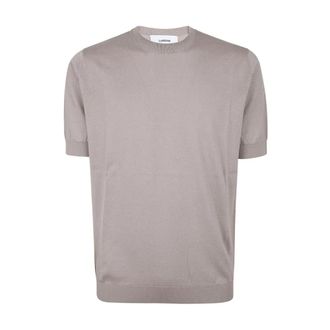 Lardini T-shirt en maille &agrave; manches courtes - Homme - Tops - Gris - Taille: L