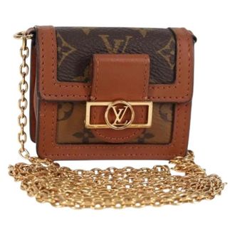 Louis Vuitton Pre-owned Micro Dauphine Schultertasche - - Pre-owned - Damen - Braun - ONE SIZE
