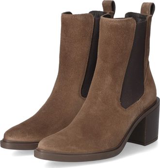 Paul Green 8252-01 Schlupfstiefel Rauleder Damen in braun - Gr. 38,5