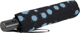 Knirps Taschenschirm Slim Duomatic Paint Drops - Blue