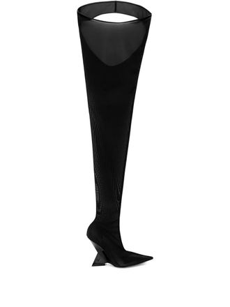 The Attico cuissardes Cheopissima 105 mm - Noir