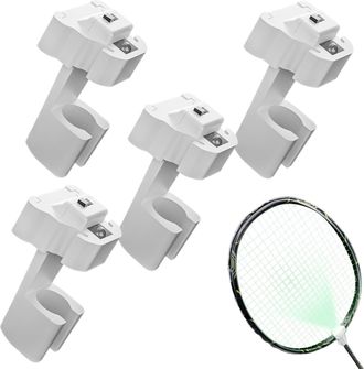 Generic Beleuchtete Badminton-Schl&auml;ger | 4-Set mit Satz von Lichthalterung,LED-Trainingslampe f&uuml;r Drau&szlig;en Indoor Hinterhof Nachtzeit