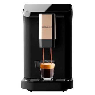 Cecotec Superautomatische Kaffeemaschine Cremmaet Macchia Black Rose. 1350 W, Thermoblock, 19 Bar Pumpendruck, Plug&Play-System, Kaffeevorratsbehälter mit int