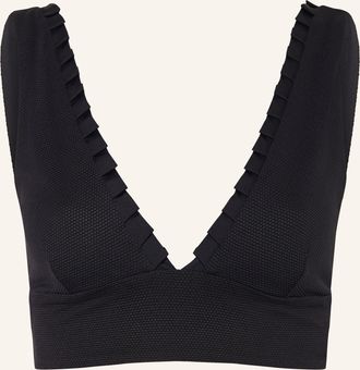 Mymarini Mymarini Bralette-Bikini-Top No 5 Zum Wenden Mit Uv-Schutz 50+ schwarz