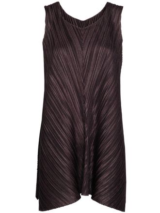 Pleats Please Issey Miyake tunique Mellow Pleats - Violet