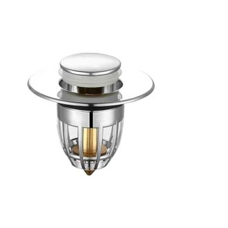 Generic Waschbeckenst&ouml;psel, Anti-Geruch, Pop-Up-Bounce-Kern, Waschbecken-Stopper, Haarf&auml;nger, Dusche, Waschbecken, Sieb, Edelstahl, Pop-Up-Filterpresse(C80 Co